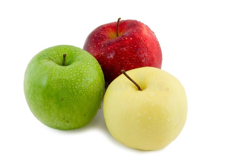 Three apples stock photo. Image of juice, juicy, fruit - 23020336