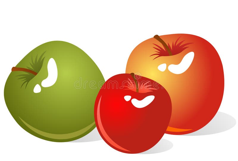 Three Apples Stock Illustrations – 697 Three Apples Stock Illustrations ...