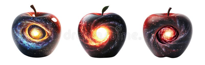 Three Apples, Each Revealing a Different Cosmic Phenomenon within Their ...