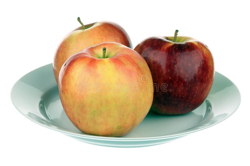 Three apples in a basket stock photo. Image of kiza - 131193298