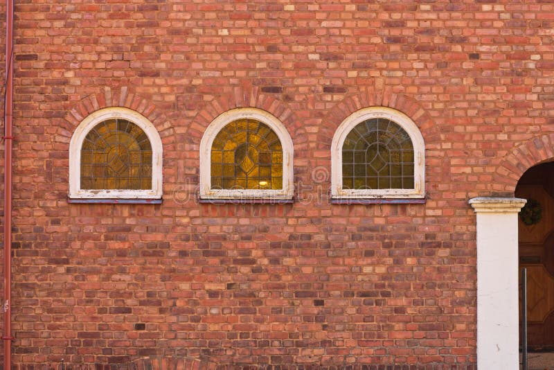 Three Arch Windows stock image. Image of three, glass - 165210761