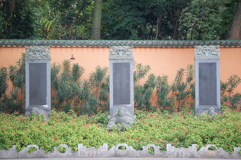 Three Archaistic Stone Tablets Stock Image - Image of asia, design ...