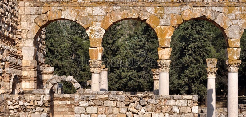 Three arches stock photo. Image of tiled, tile, rock - 32829276