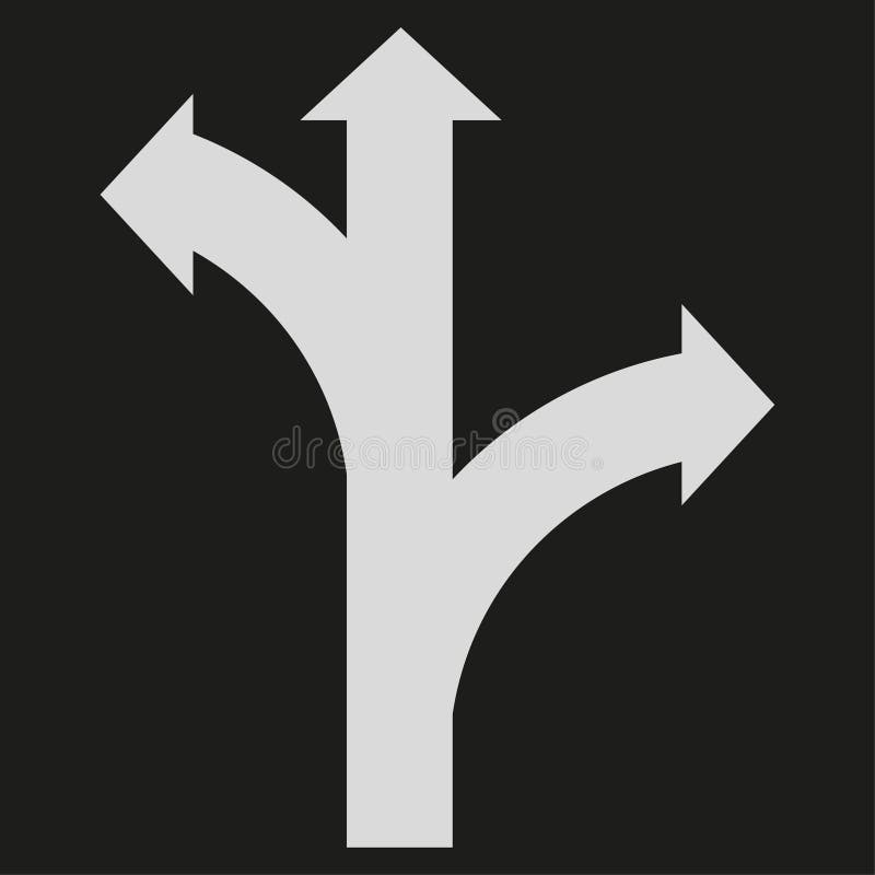 Three Arrows. Vector Illustration Stock Vector - Illustration of three ...