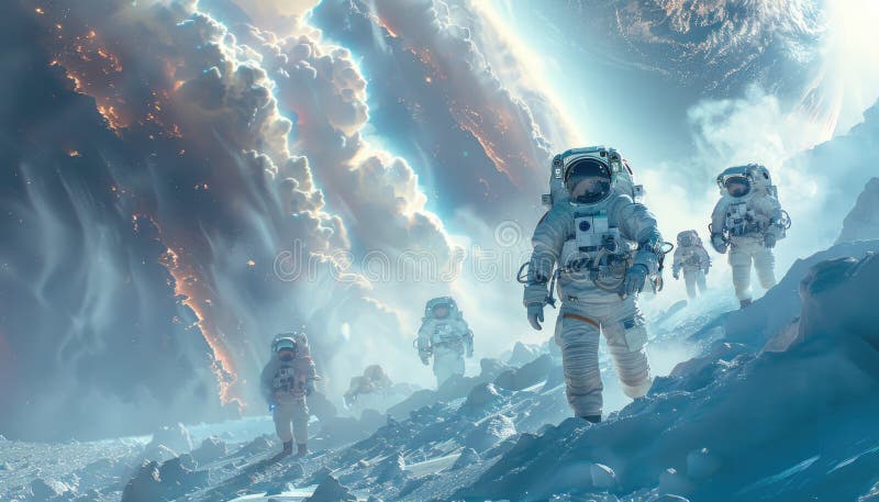 Three Astronauts are in Space, One of Them is Wearing a NASA Suit by AI ...