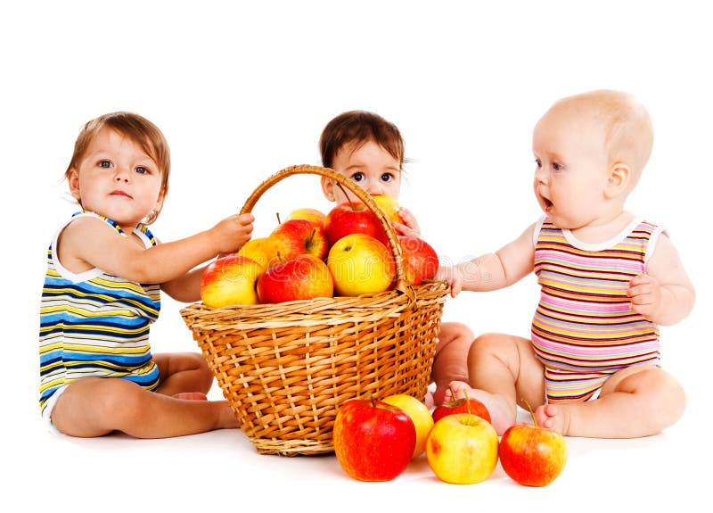 Three babies stock image. Image of communication, child - 18936269