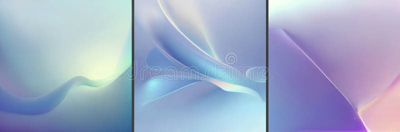 Three Background Gradient Abstract Stock Illustration - Illustration of ...