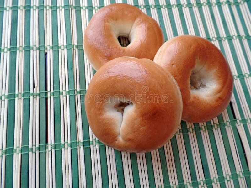 Three Bagels stock image. Image of bread, bagels, bagel - 51899251