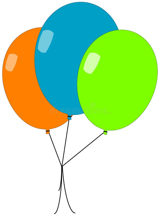 Three Balloons Clipart at Tanya Farris blog