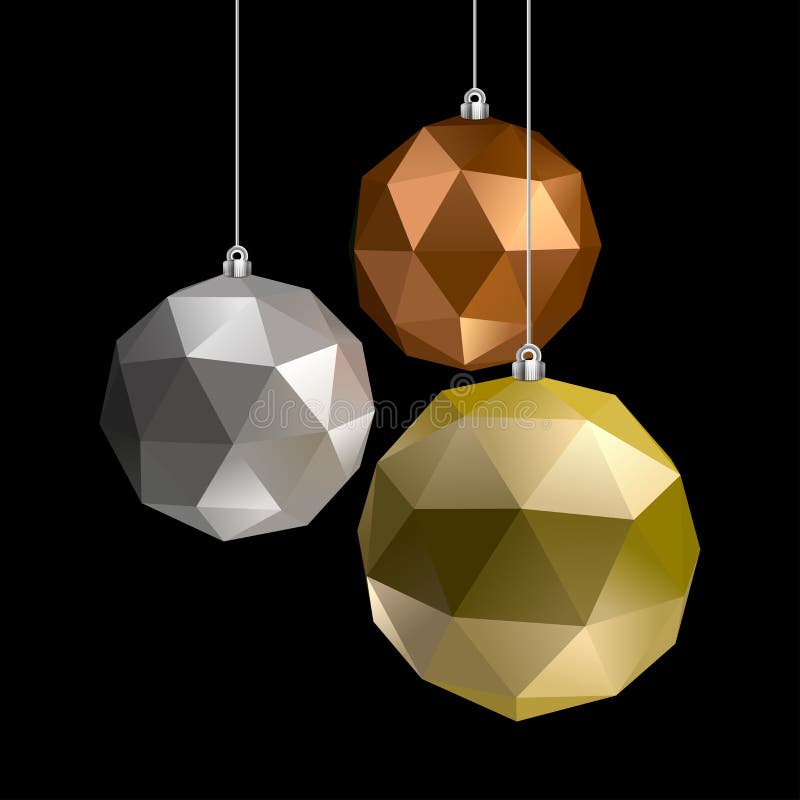 Three Balls stock vector. Illustration of decoration - 46961481