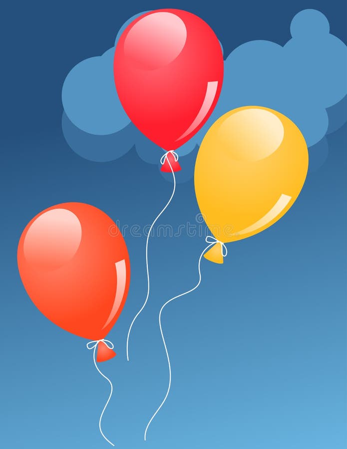 Air-baloons stock vector. Illustration of birthday, beautiful - 3015099