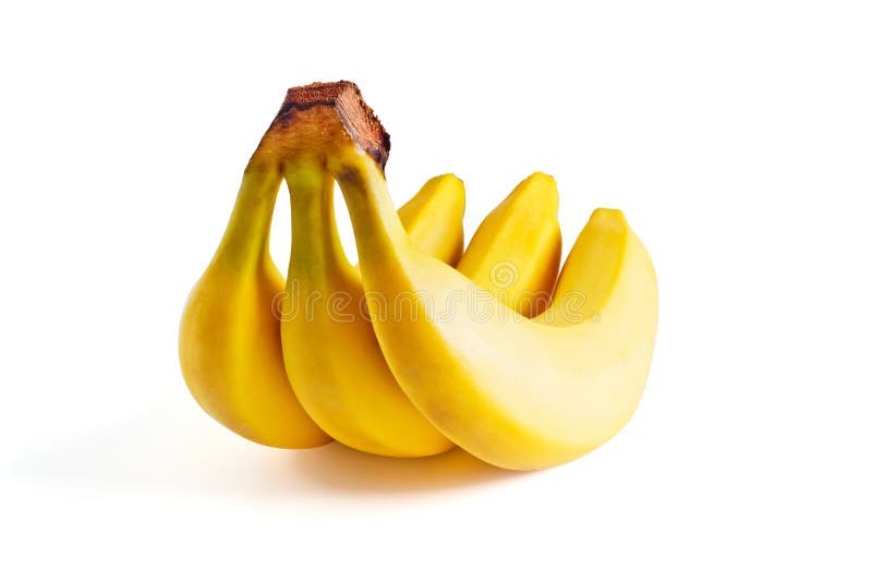 Three bananas stock image. Image of healthy, bunch, food - 42361317