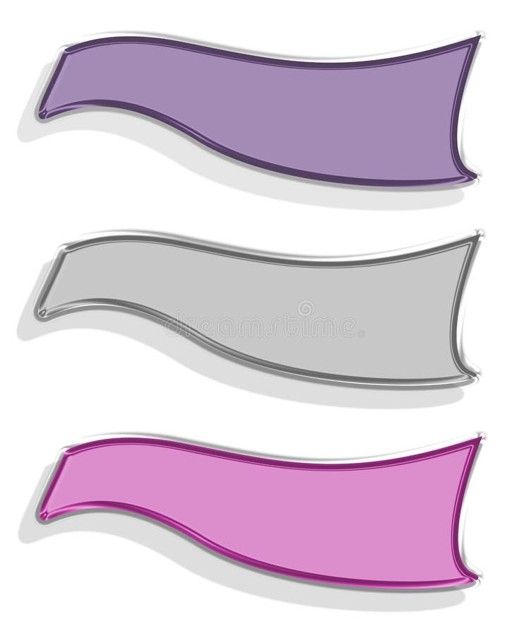 Set of Three Web Banners with Balloons Flying in T Stock Vector ...