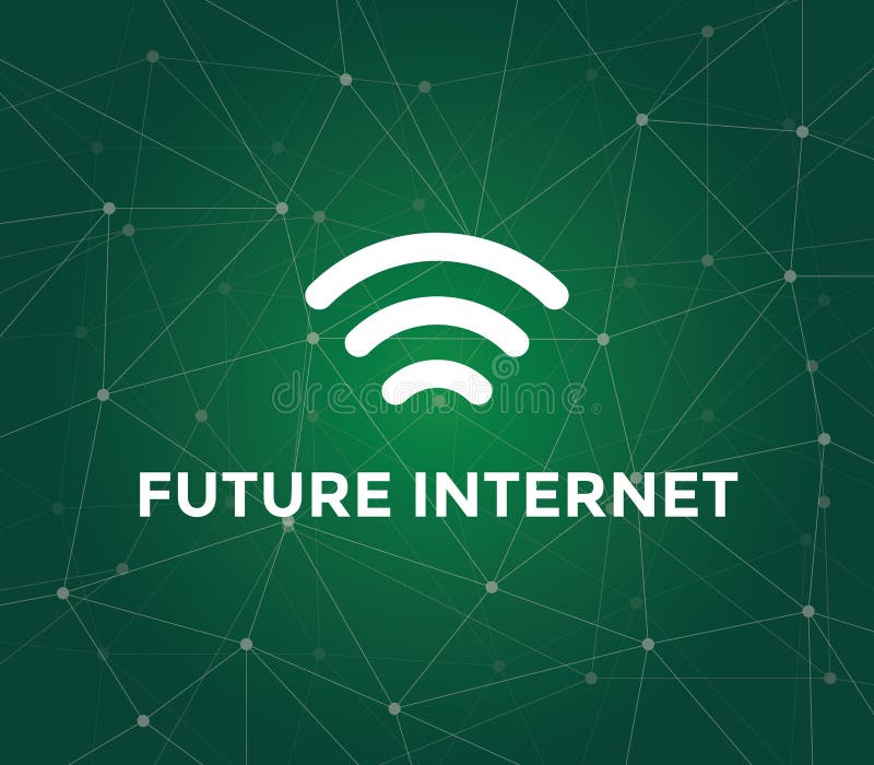 Three Bar Signal Icon for Future Internet Technology Illustration Stock ...