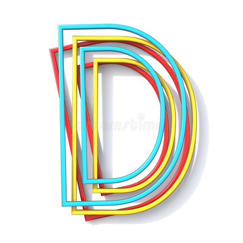 Wire Outline Font Letter 3d Stock Illustrations – 182 Wire Outline Font ...