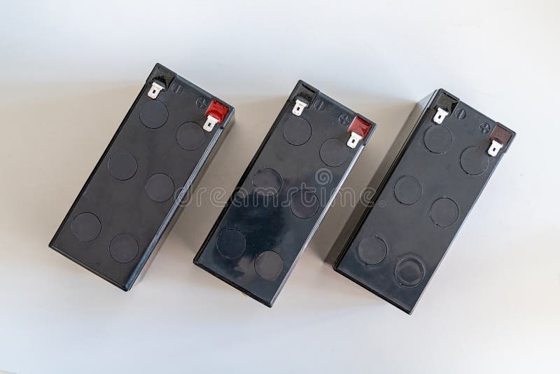 Three Batteries for Uninterruptible Power Supplies for Computer and ...