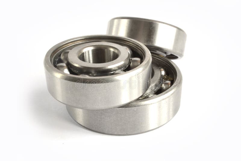 Three bearings stock image. Image of abstract, white - 112389937
