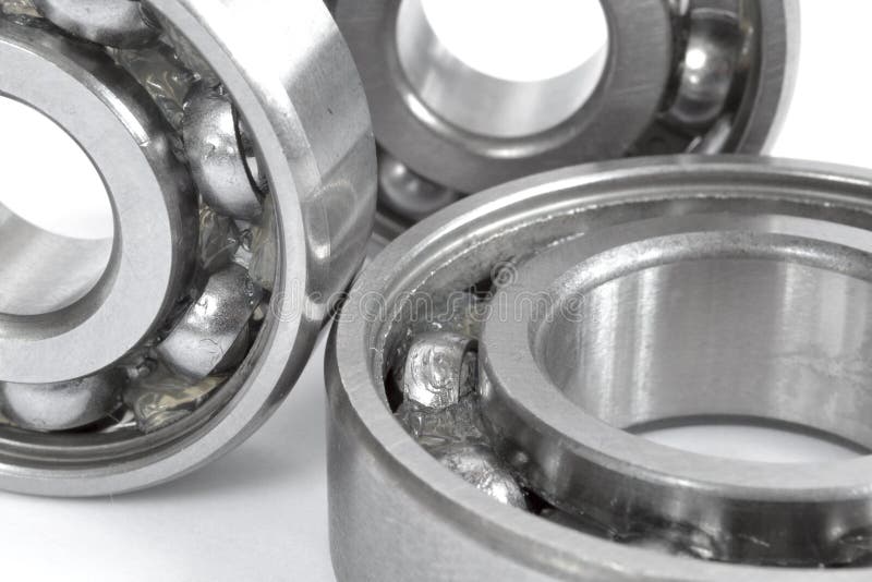 Three bearings stock photo. Image of metal, engine, motor - 93723176