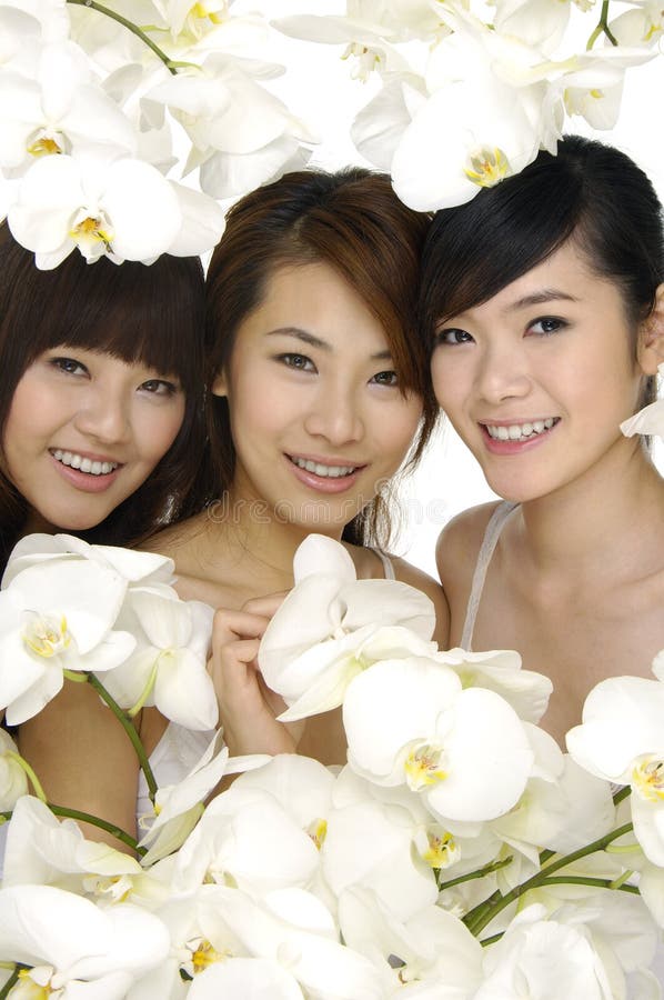 Asian teens stock image. Image of university, pretty, thin - 7539125