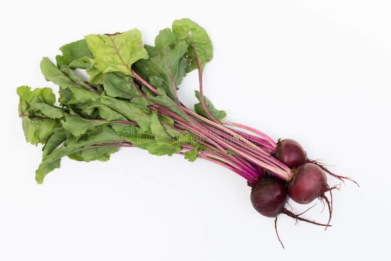 Three Beets Against White Background Stock Photo - Image of betanin ...