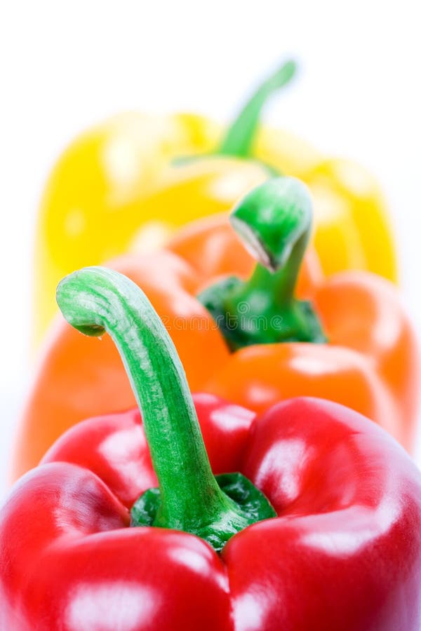 Three bell peppers stock image. Image of healthy, vegetarian - 15008675