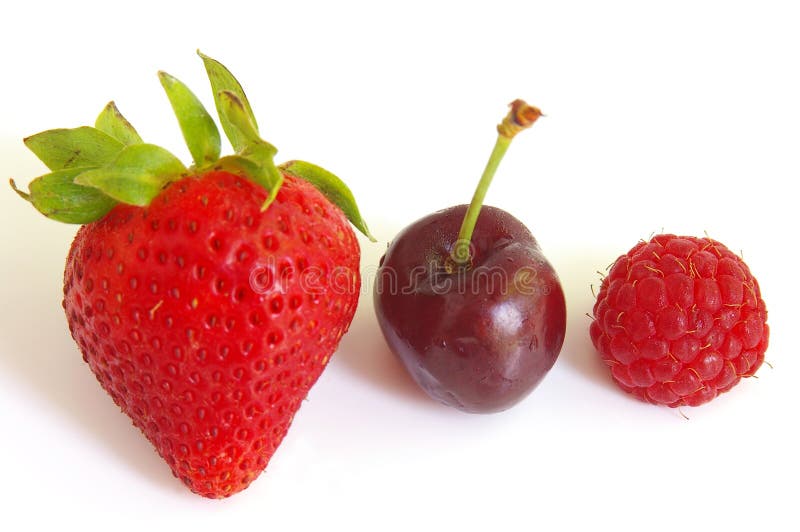 Three berries stock image. Image of isolate, fall, chew - 904909