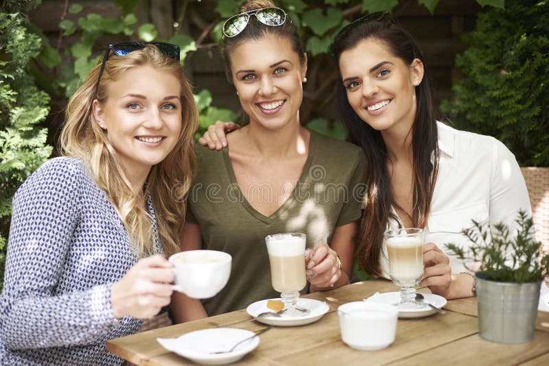 Three Best Friends at the Shopping Mall Stock Image - Image of city ...