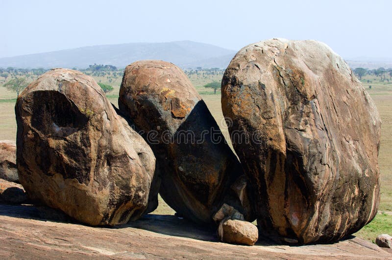 Three big boulders. stock image. Image of destination - 16184067