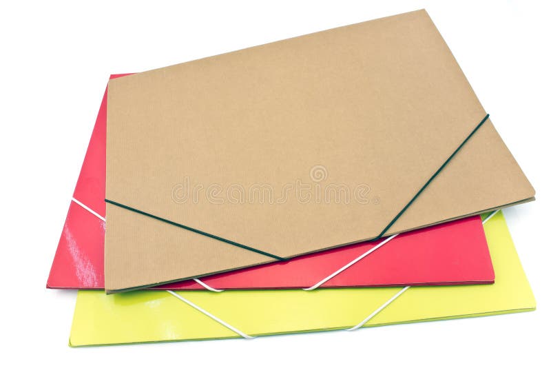 Three Big Portfolio Folders Stock Photo - Image of tool, carry: 31327766