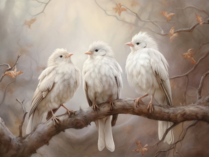 Three birds stock illustration. Illustration of concept - 293695464