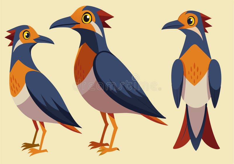 Three Little Birds Vector Stock Illustrations – 109 Three Little Birds ...