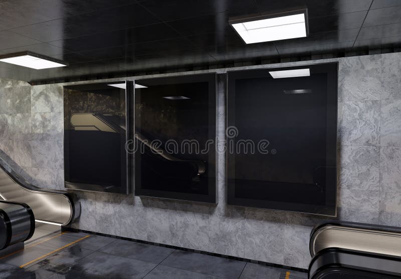 Subway Wall Advertising Stock Illustrations – 1,583 Subway Wall ...