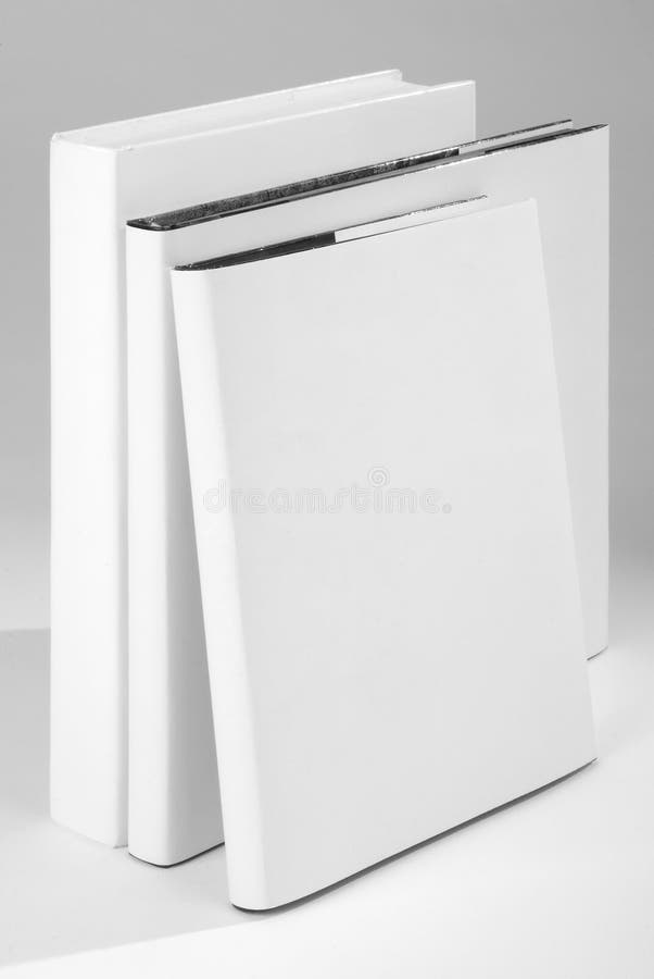 Two Blank book cover stock image. Image of single, media - 13646347