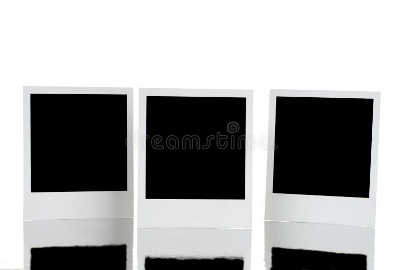 Three blank cards stock photo. Image of white, empty - 10597628