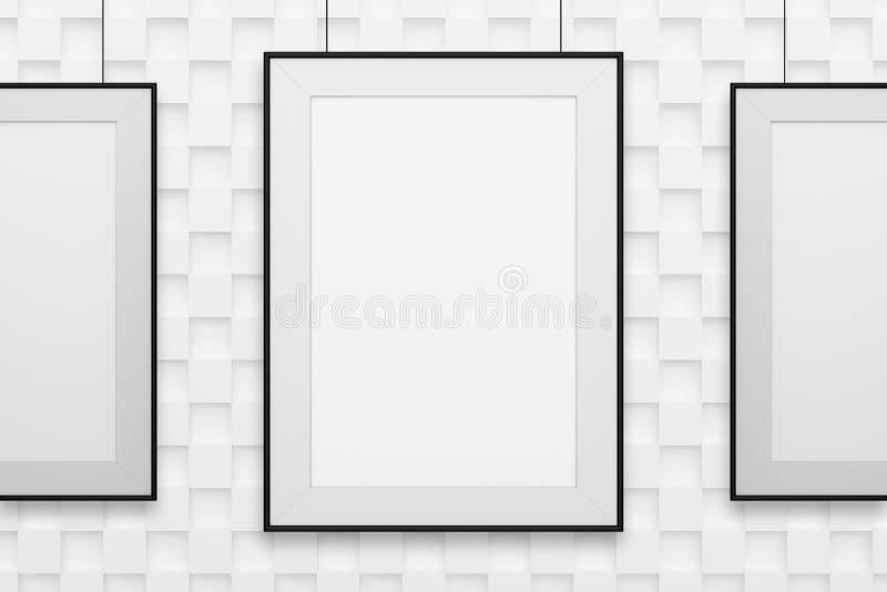 Three blank frame stock illustration. Illustration of element - 51463065