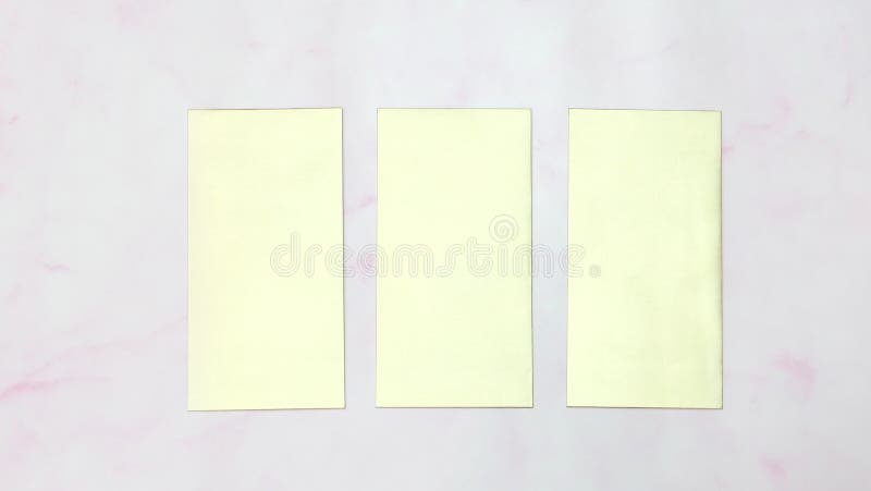 Blank Golden Cards Stacked Together in a Fan Shape at the Top Left ...