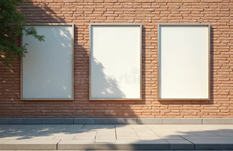 Blank Billboard Mockup Three City Street Posters Stock Photos - Free ...