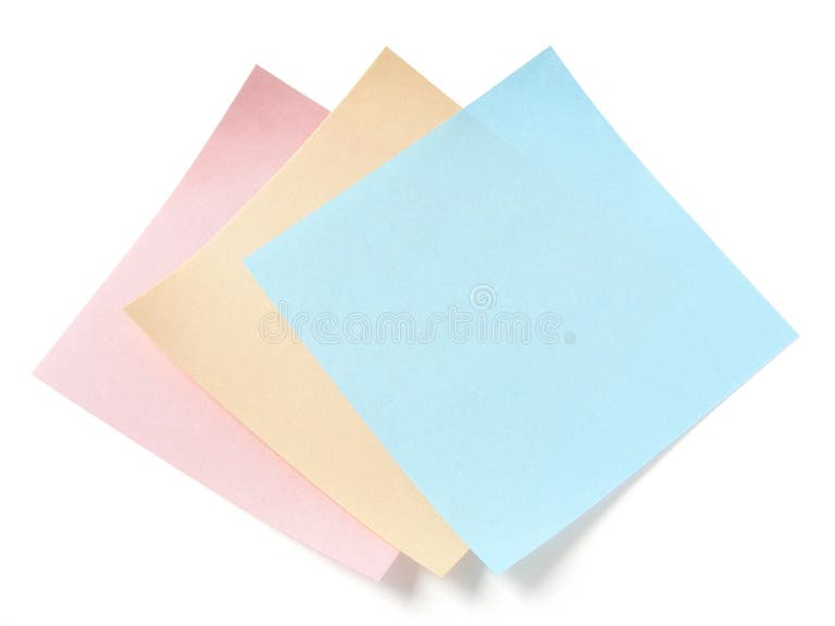 Three blank stickers stock image. Image of notepad, notify - 12129299