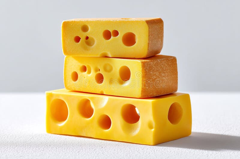 Artisan Emmental Cheese with Fresh Basil on Slate Background Stock ...