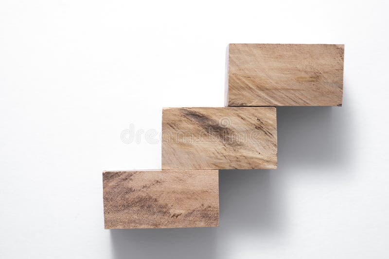 Three blocks ladder stock image. Image of block, concept - 83890551