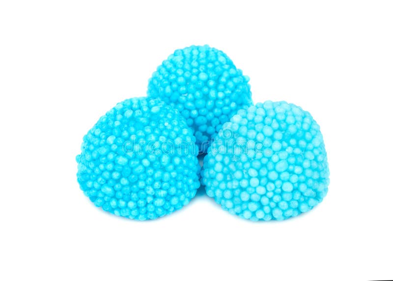 Blue berry jelly candy stock photo. Image of background - 108112978