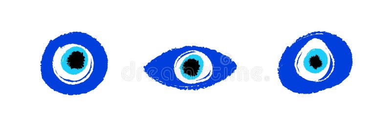Vivid Blue Evil Eye Symbols Stock Illustrations – 4 Vivid Blue Evil Eye ...