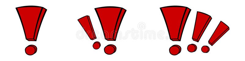 Catching Red Exclamation Marks Stock Illustrations – 10 Catching Red ...