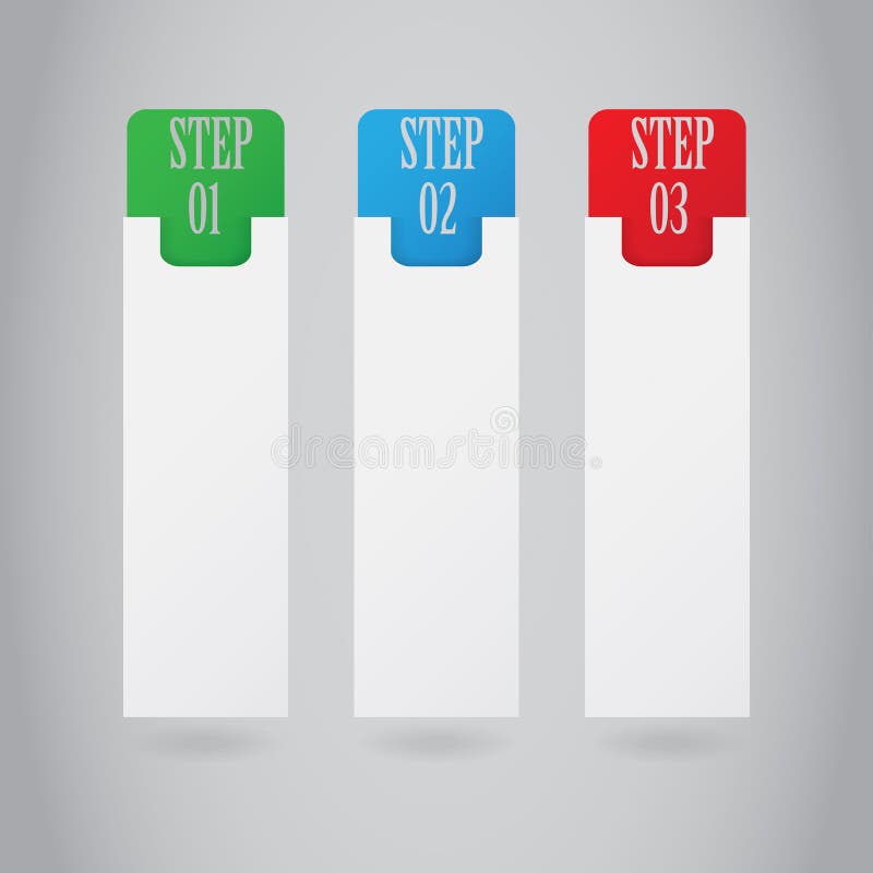 Infographic Design Elements (bookmarks) Stock Vector - Illustration of element, layout: 35986240