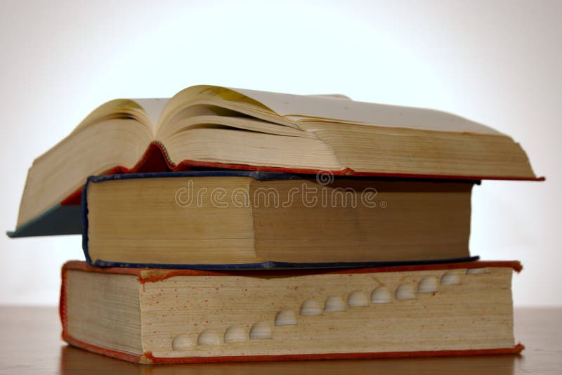Three books stock image. Image of legend, open, blank - 3696259