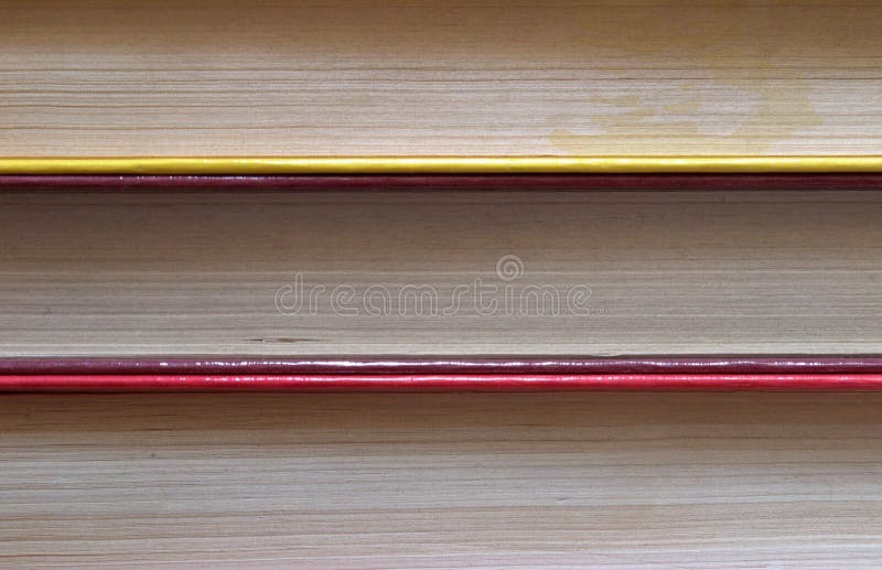 Three Red Books on the Sand, Covered with Sand, Concept of Transience ...