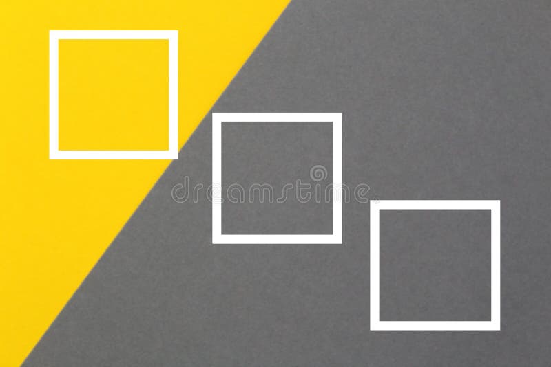 Abstract Photo Yellow and Gray Background with Three Frames for Text ...