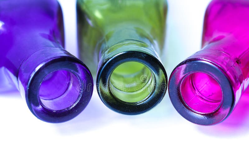 Three bottle. stock photo. Image of group, bottle, texture - 174912570