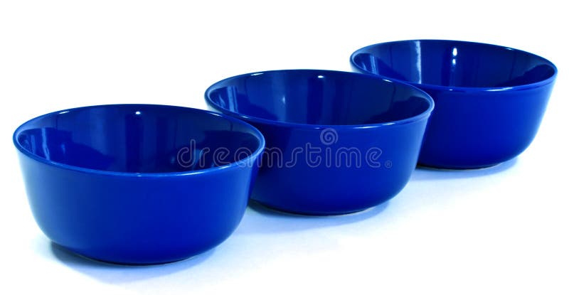 Three bowls stock photo. Image of simplicity, kitchenware - 25867992