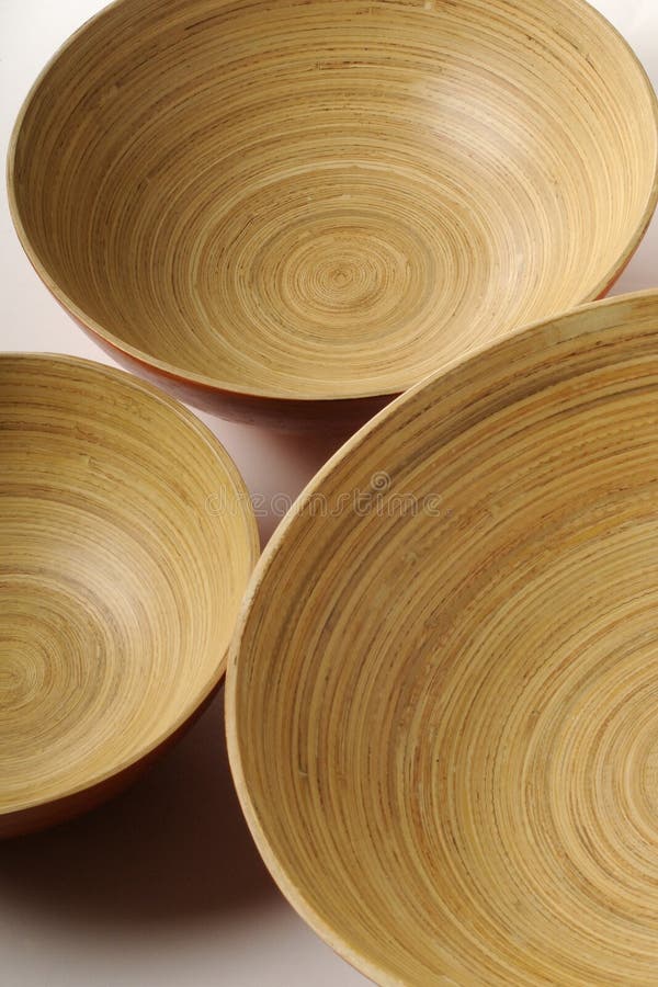 Three bowls in circle stock photo. Image of line, utensils - 22256672